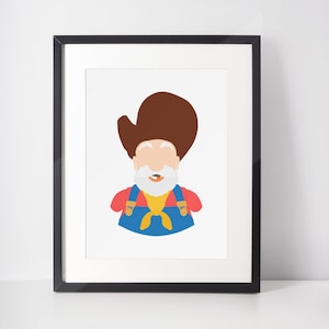 STINKY PETE | Minimalist Print | Portrait | Poster | Printable Wall Art ...