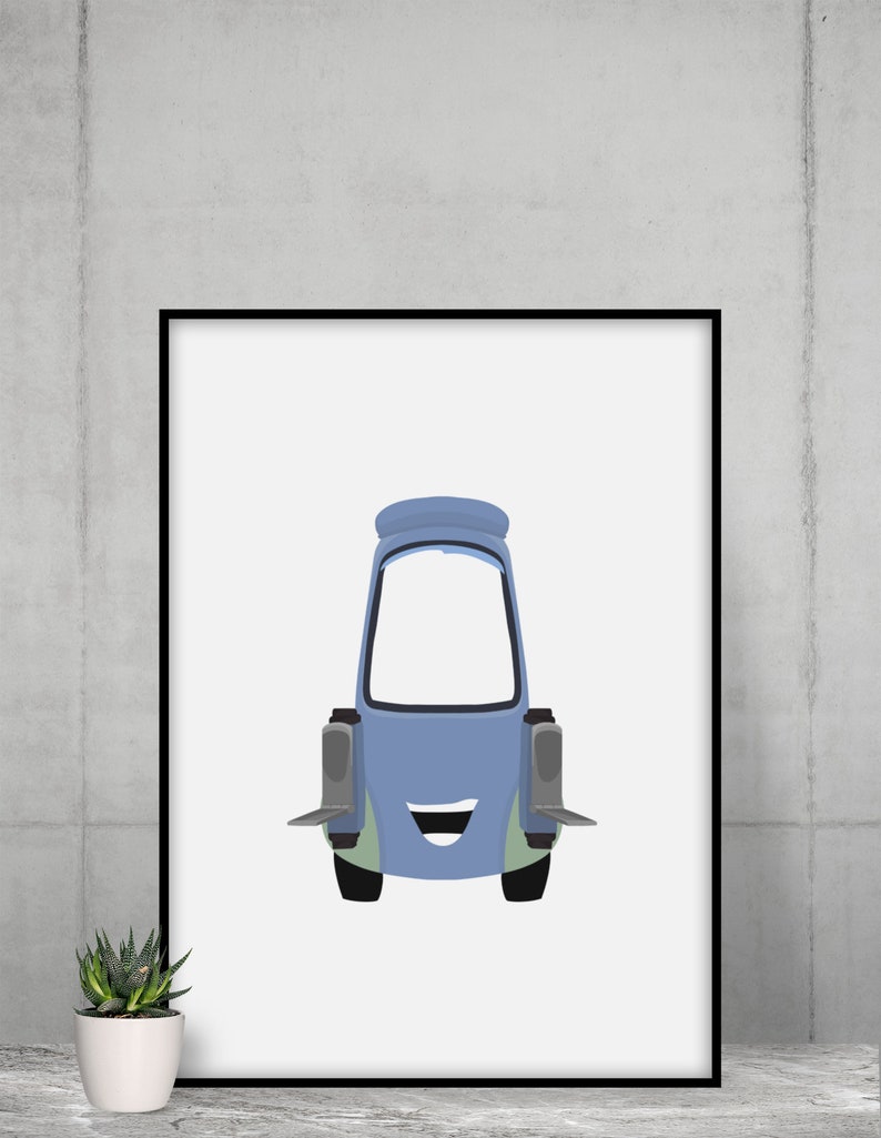 GUIDO Portrait Poster Printable Wall Art Illustration - Etsy