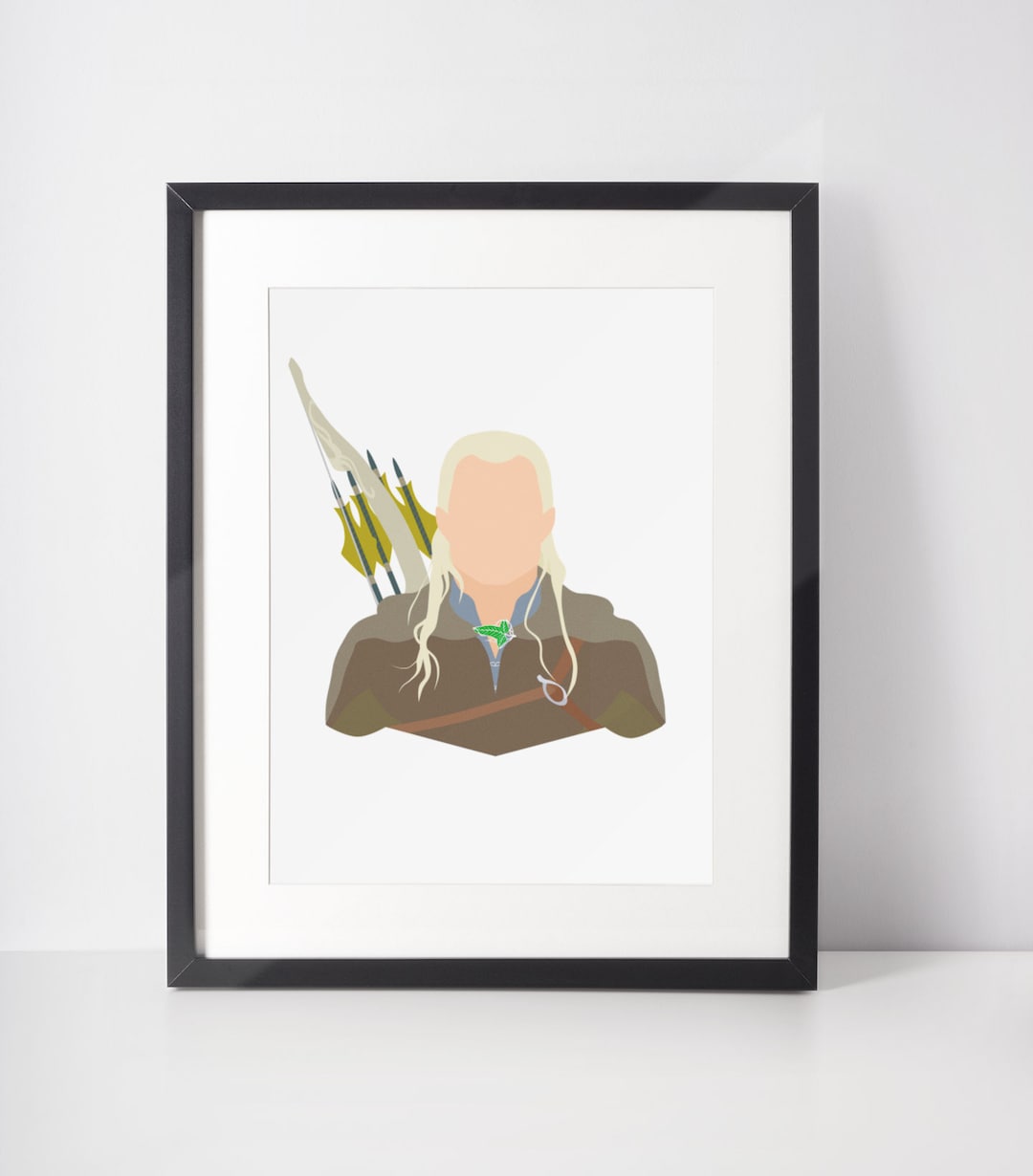 LEGOLAS Minimalist Print Portrait Poster Printable Wall Art ...