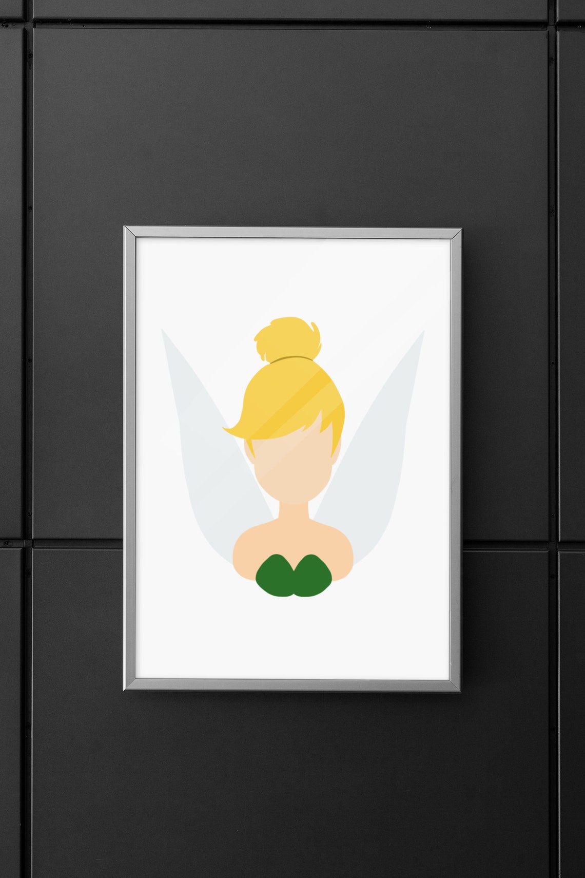 TINKER BELL | Minimalist Print | Portrait | Poster | Printable Wall Art ...