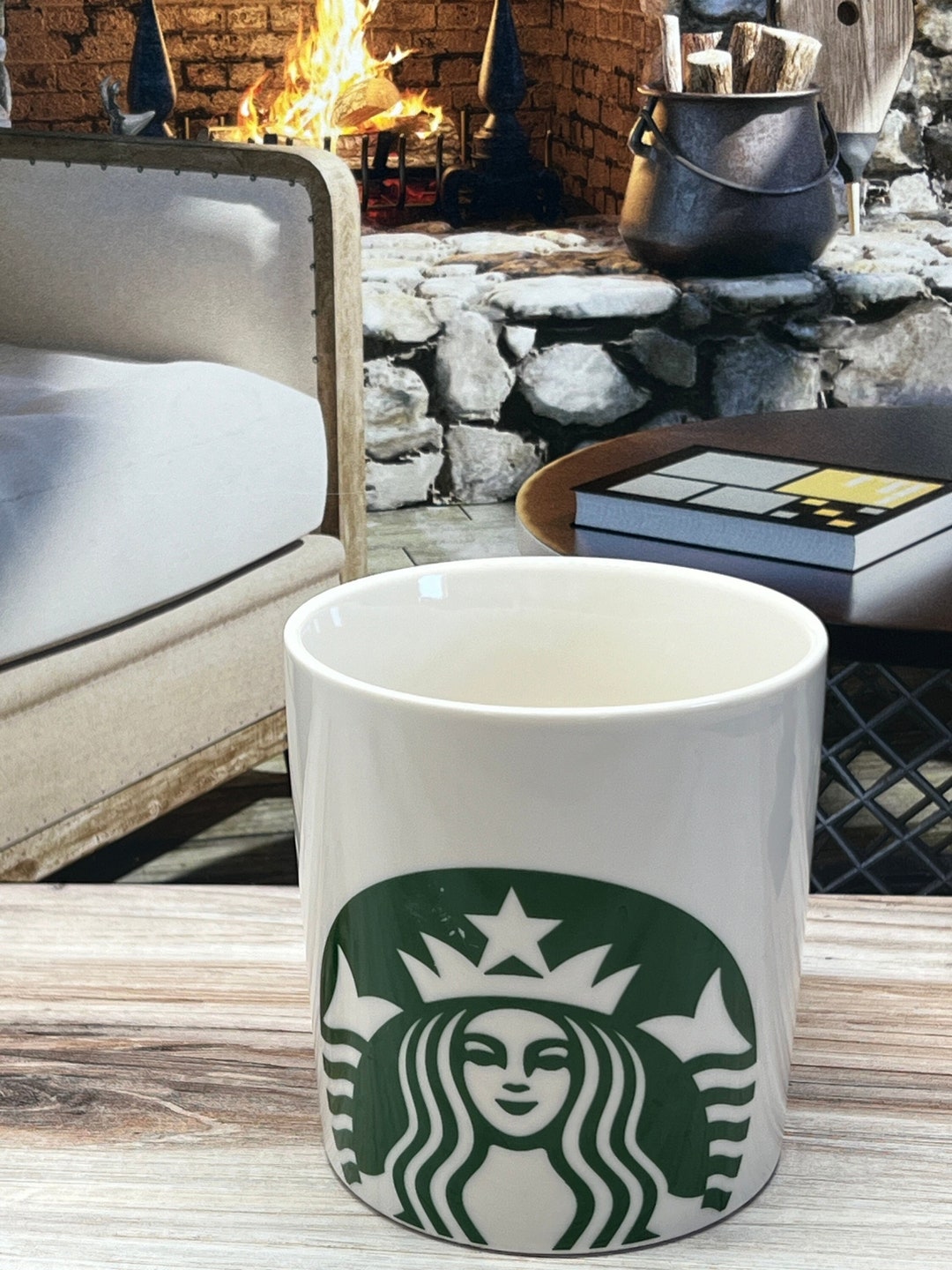 Starbucks Green Mermaid Logo Handle Mug, Ceramic Coffee Cup ...