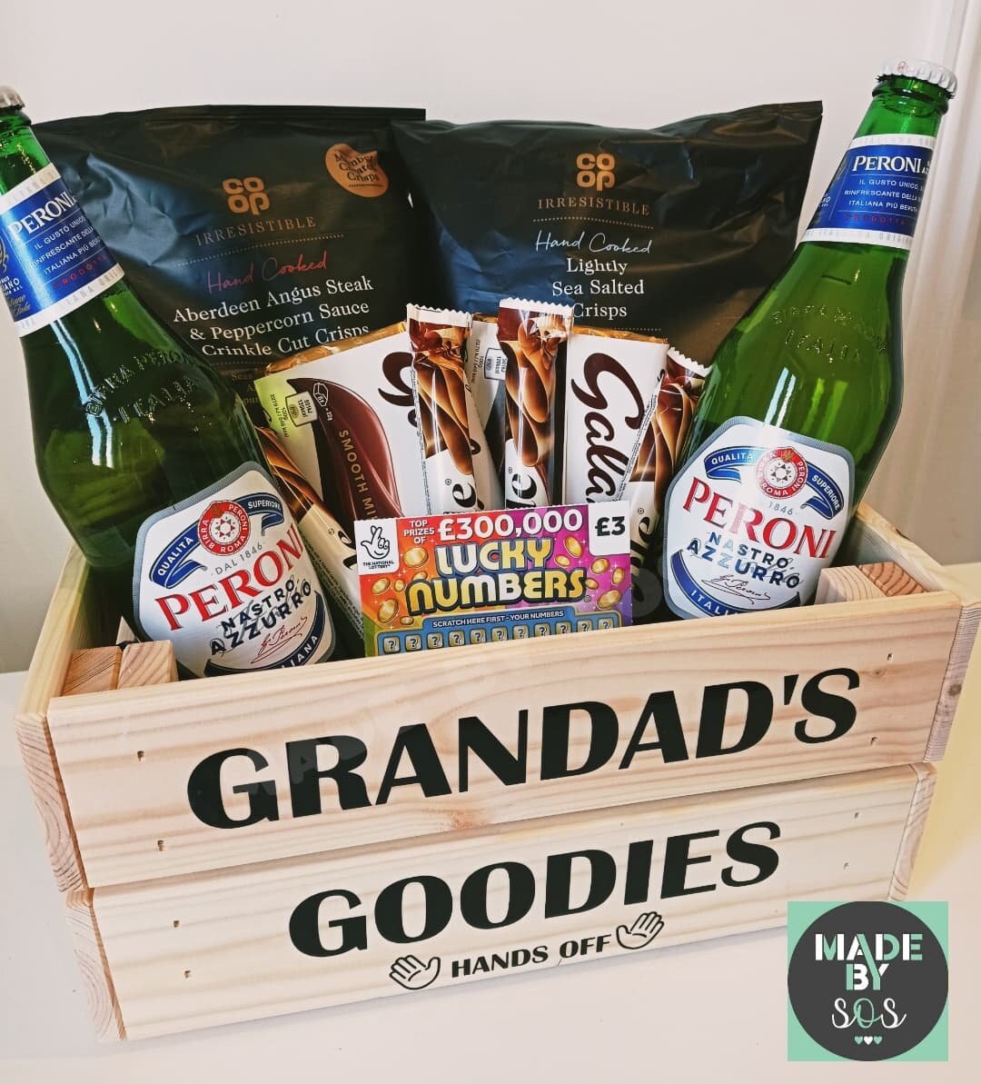 Personalised Wooden Crate Grandads Goodies Grannys Goodies - Etsy UK