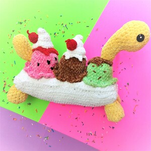 Bananasaurus Split - Crochet Pattern Only - Written Instructions With ...