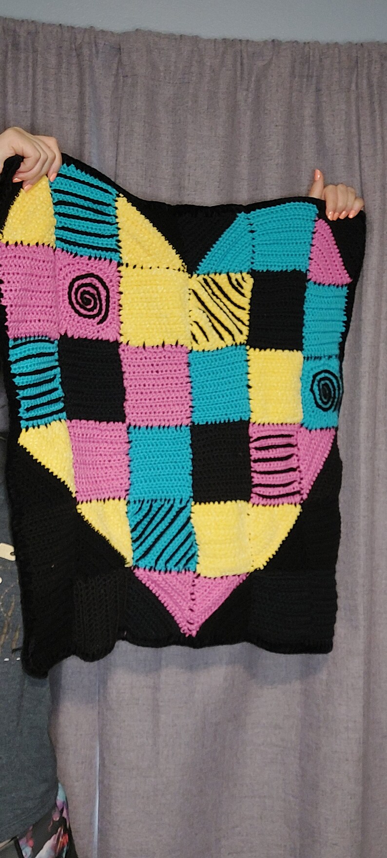 Sally's Patchwork Heart Crochet Baby Blanket Pattern - Etsy