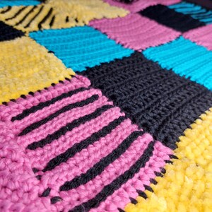 Sally's Patchwork Heart Crochet Baby Blanket Pattern NBC Inspired Jack ...