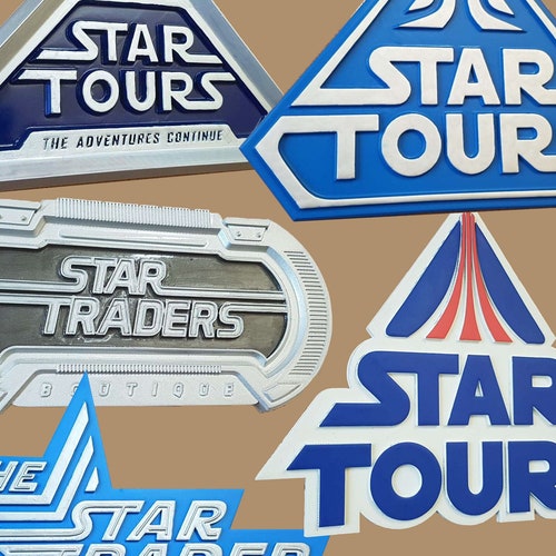 Disney Inspired Star Tours Ride Sign Scale Replica - Etsy