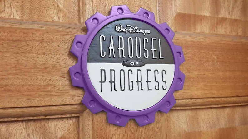 Walt Disney World Inspired Carousel of Progress Sign Scale - Etsy