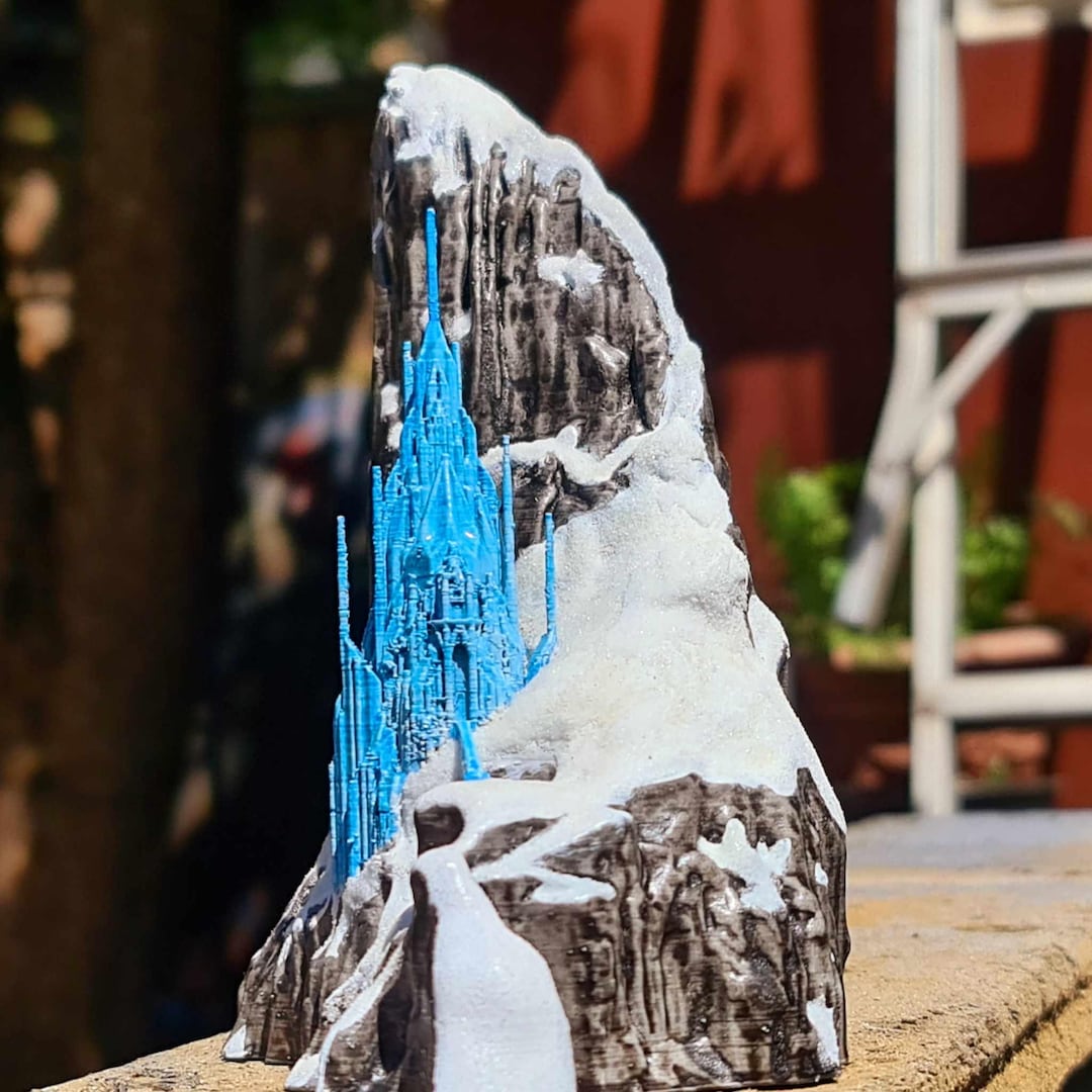 Ice Palace Inspired Fantasy Castle Scale Model. - Etsy