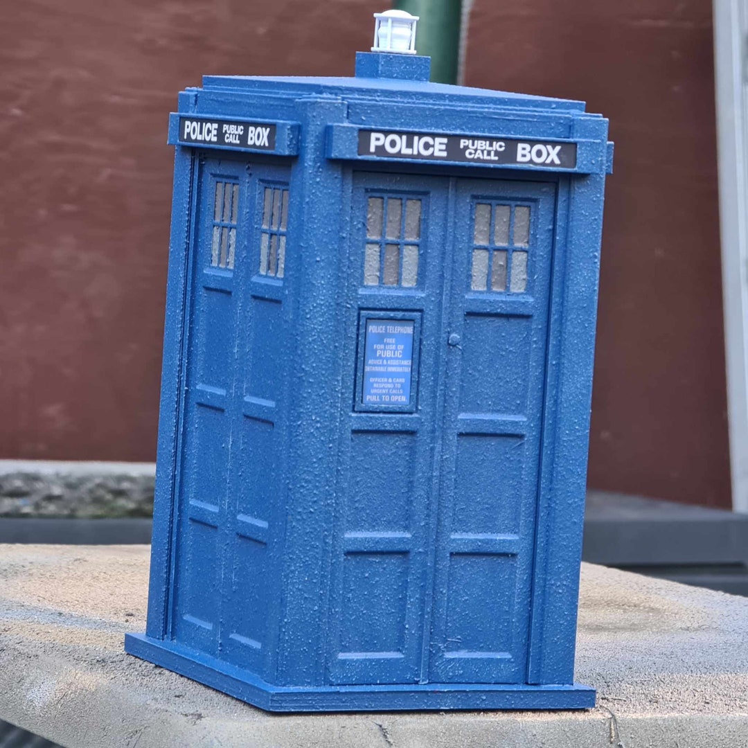 4th Police Box Inspired Exterior 5inch Range Scale (1/13) - Etsy