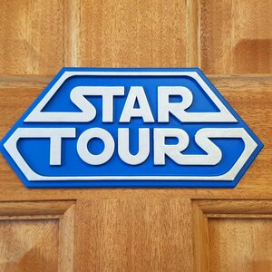Disney Inspired Star Tours Ride Sign Scale Replica - Etsy