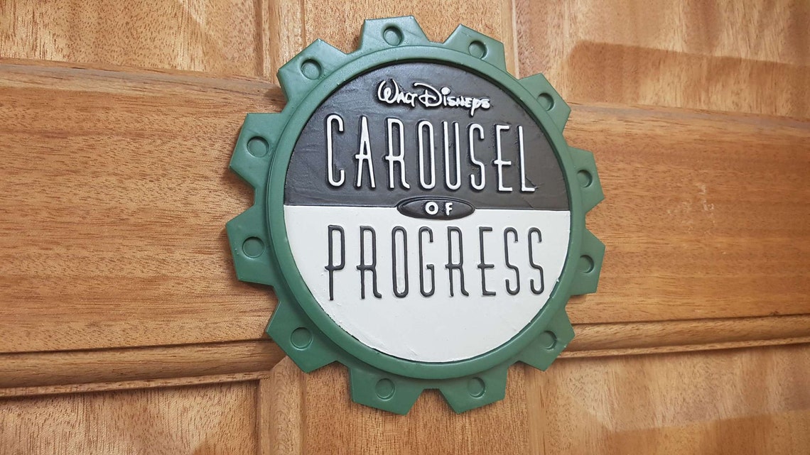 Walt Disney World Inspired Carousel of Progress Sign Scale - Etsy