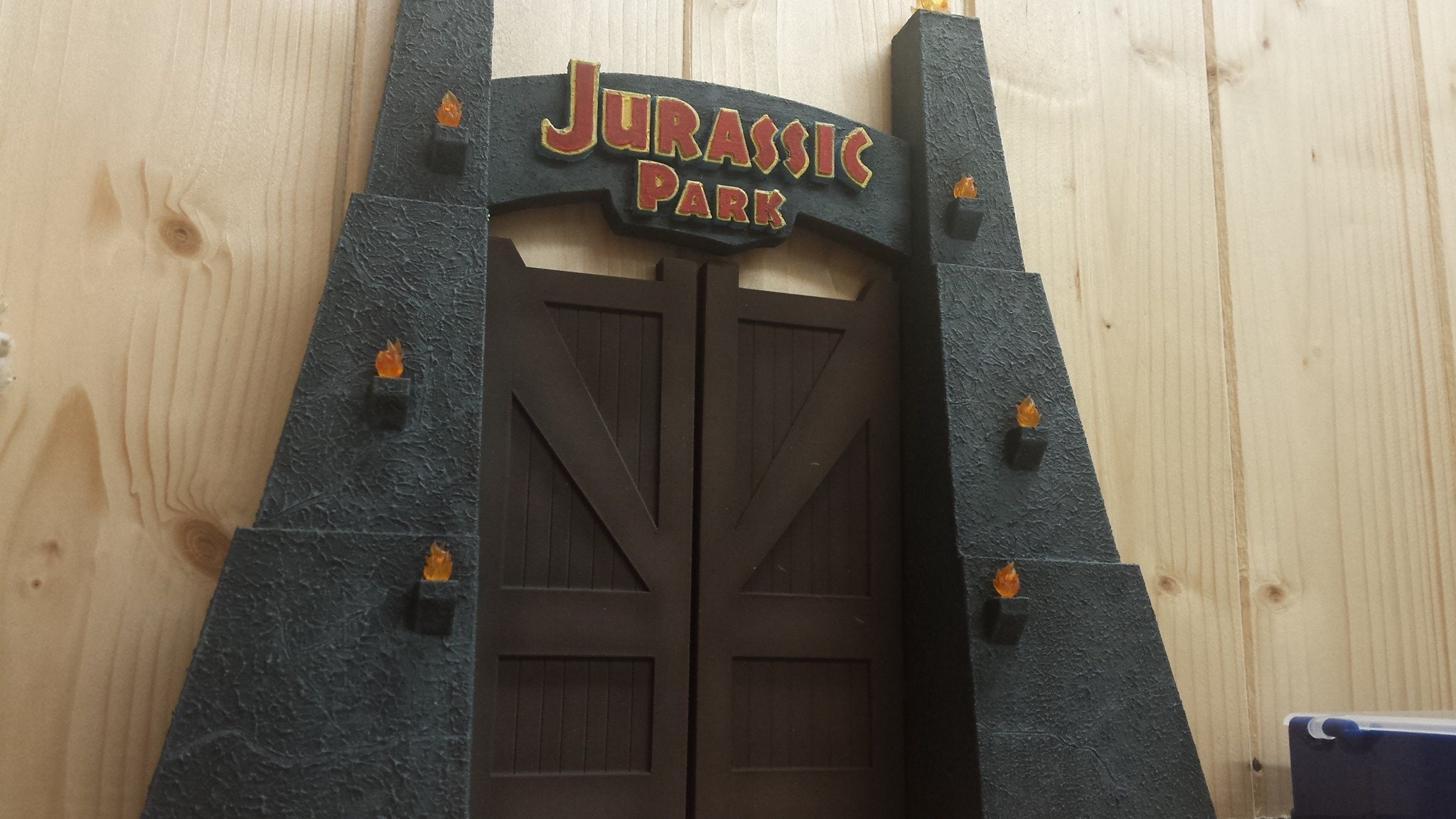 Jurassic Inspired Gate Scale Model Replica - Etsy