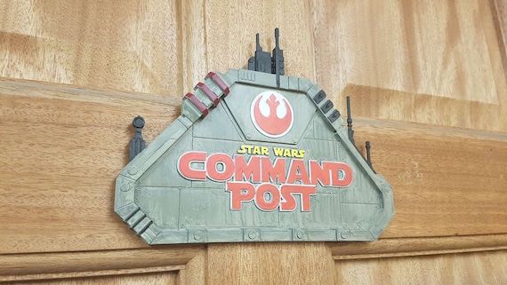 Star Wars Command Post Sign Scale Model Replica - Etsy