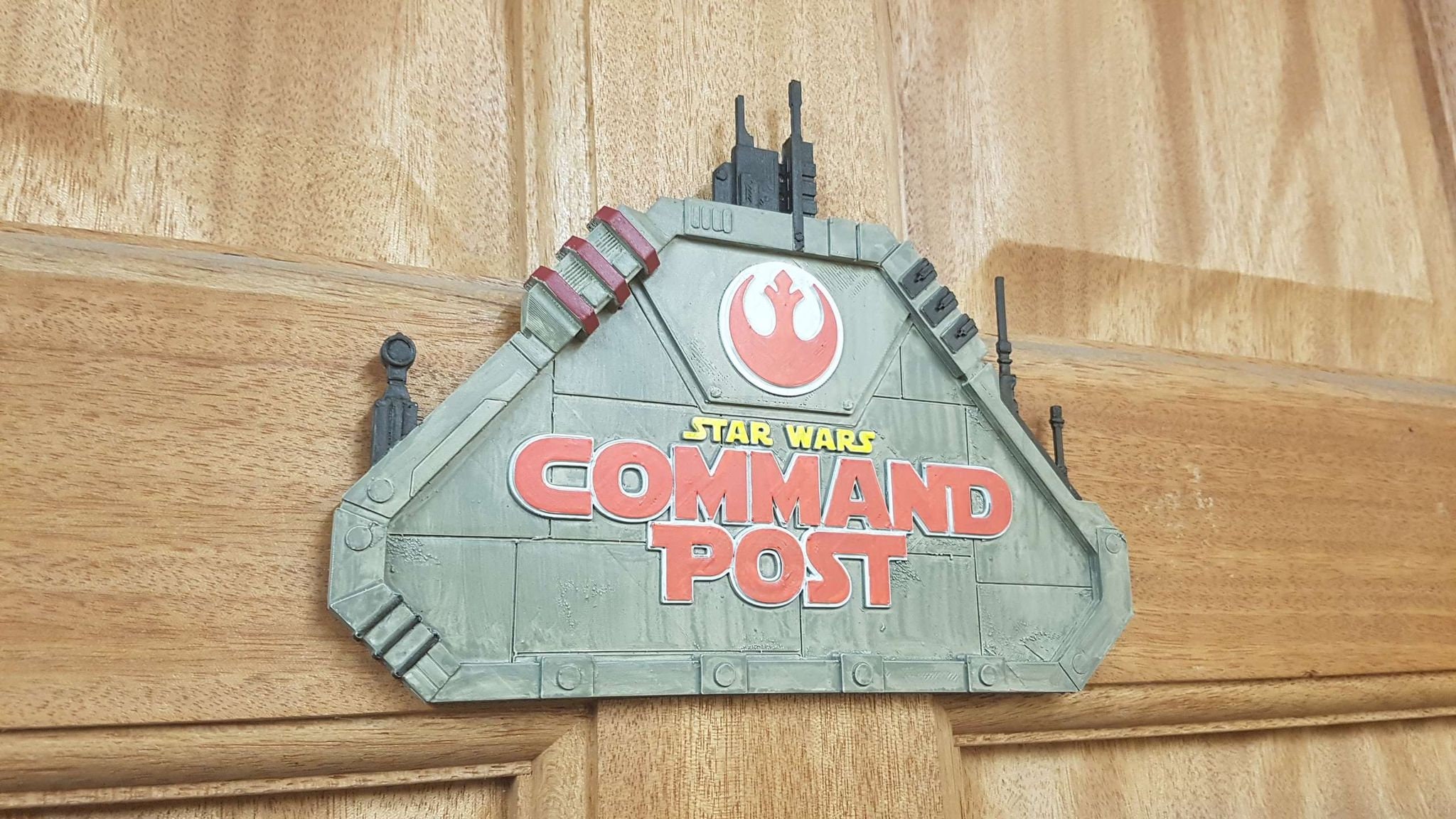 Star Wars Command Post Sign Scale Model Replica - Etsy