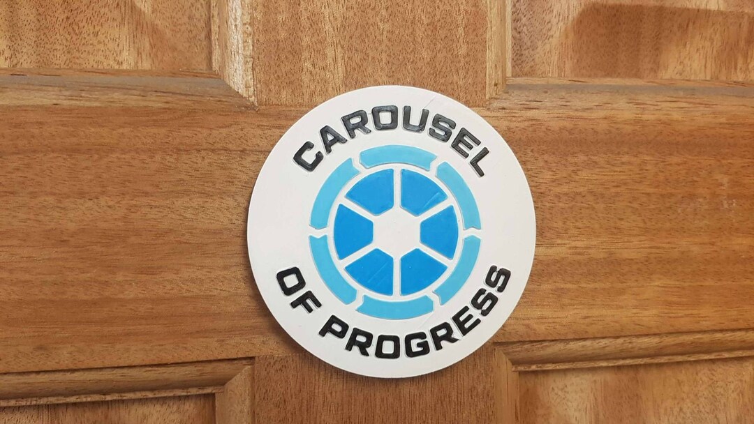Disney Inspired Carousel of Progress Signs Scale Model Replica - Etsy