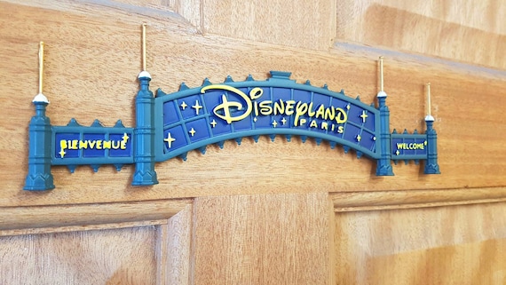 Disneyland Paris Inspired Theme Park Entrance Sign Scale Model | Etsy UK