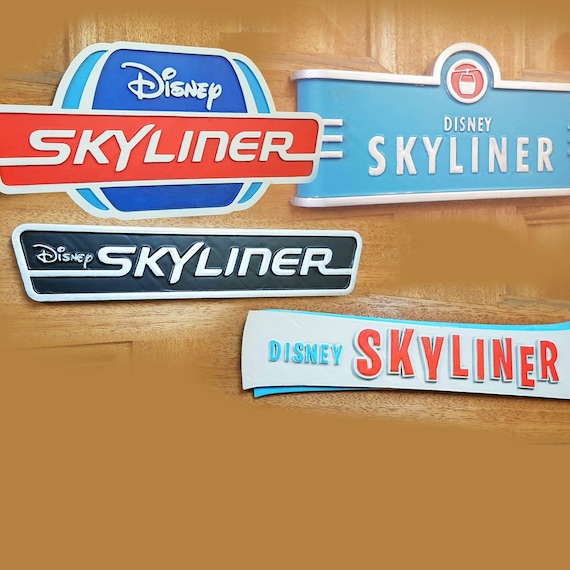Disney's Skyliner Walt Disney World Inspired Sign Scale - Etsy