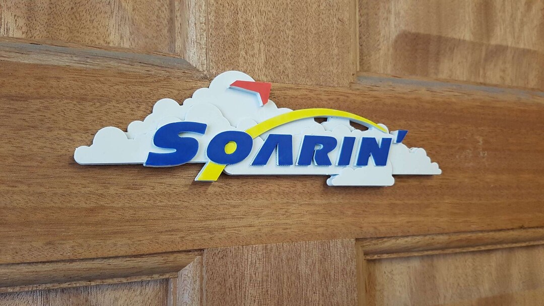 Walt Disney World EPCOT Inspired Soarin' Sign Scale Replica - Etsy