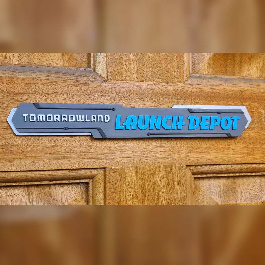 Tomorrowland Launch Depot Inspired Sign Scale Replica - Etsy
