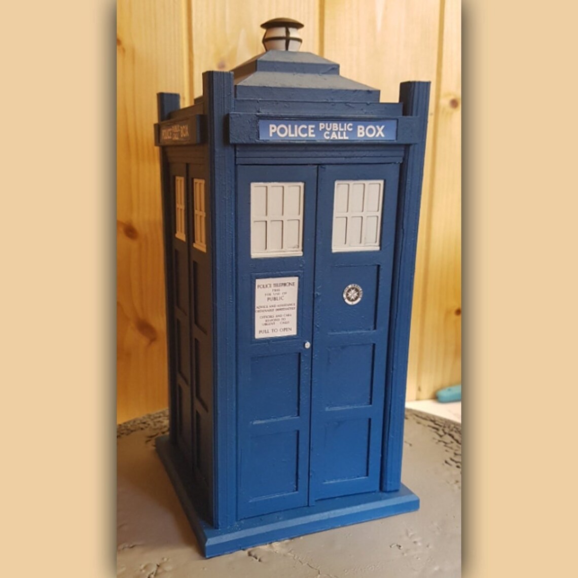 1st TV Comic Police Box Inspired Exterior 5inch Range Scale (1/13) - Etsy