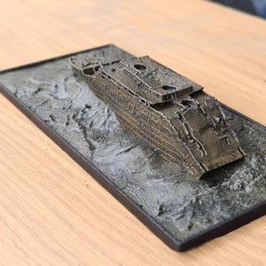Titanic Wreck Diorama Scale Model Replica - Etsy