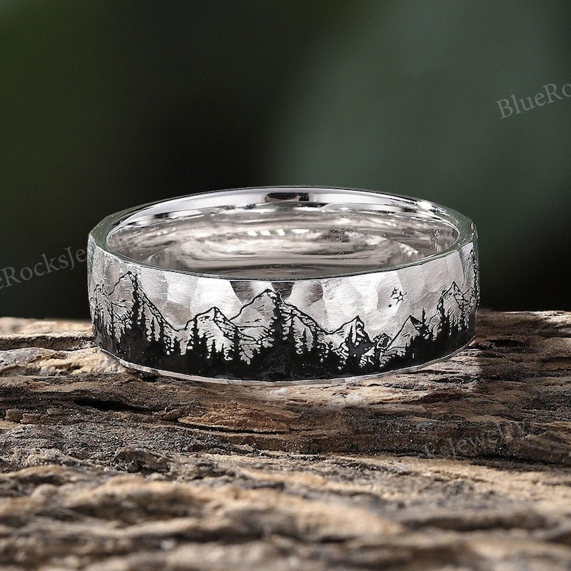 Tree Wedding Ring - Etsy