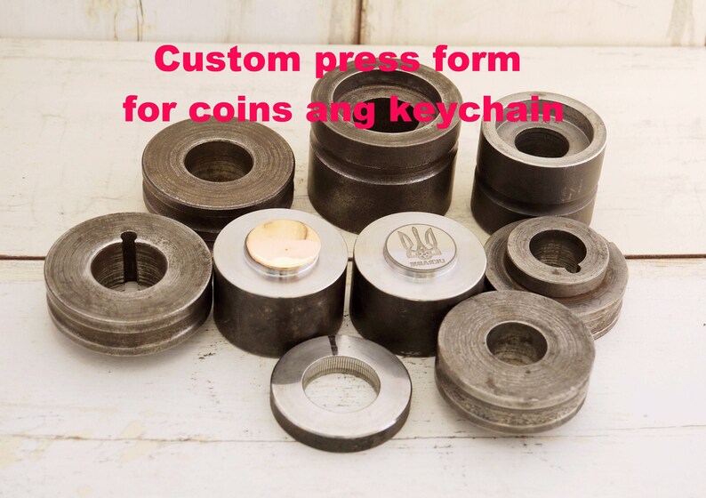 Custom press form for coins ang keychain. Custom Metal press | Etsy