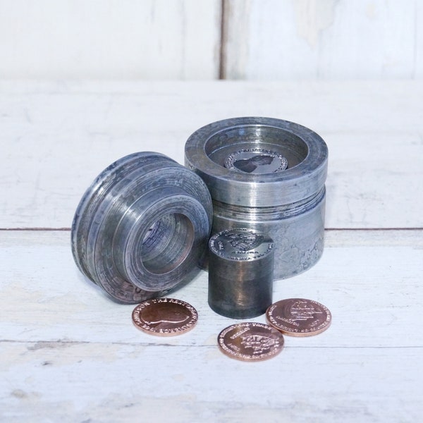 Round 21mm Metal Die Punch - Etsy