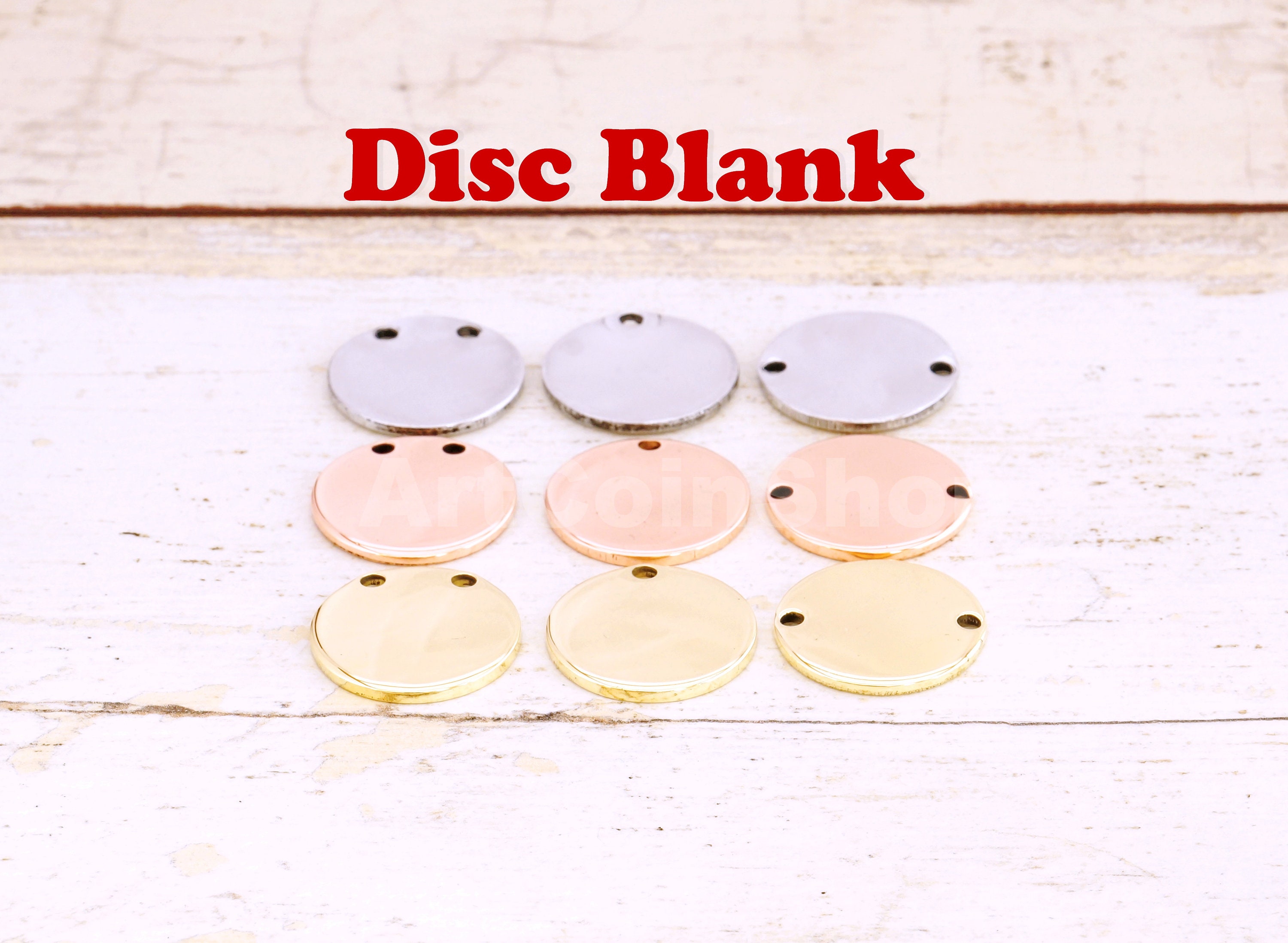 Disc Blank 25mm and 31mmRound disk disk billet round | Etsy