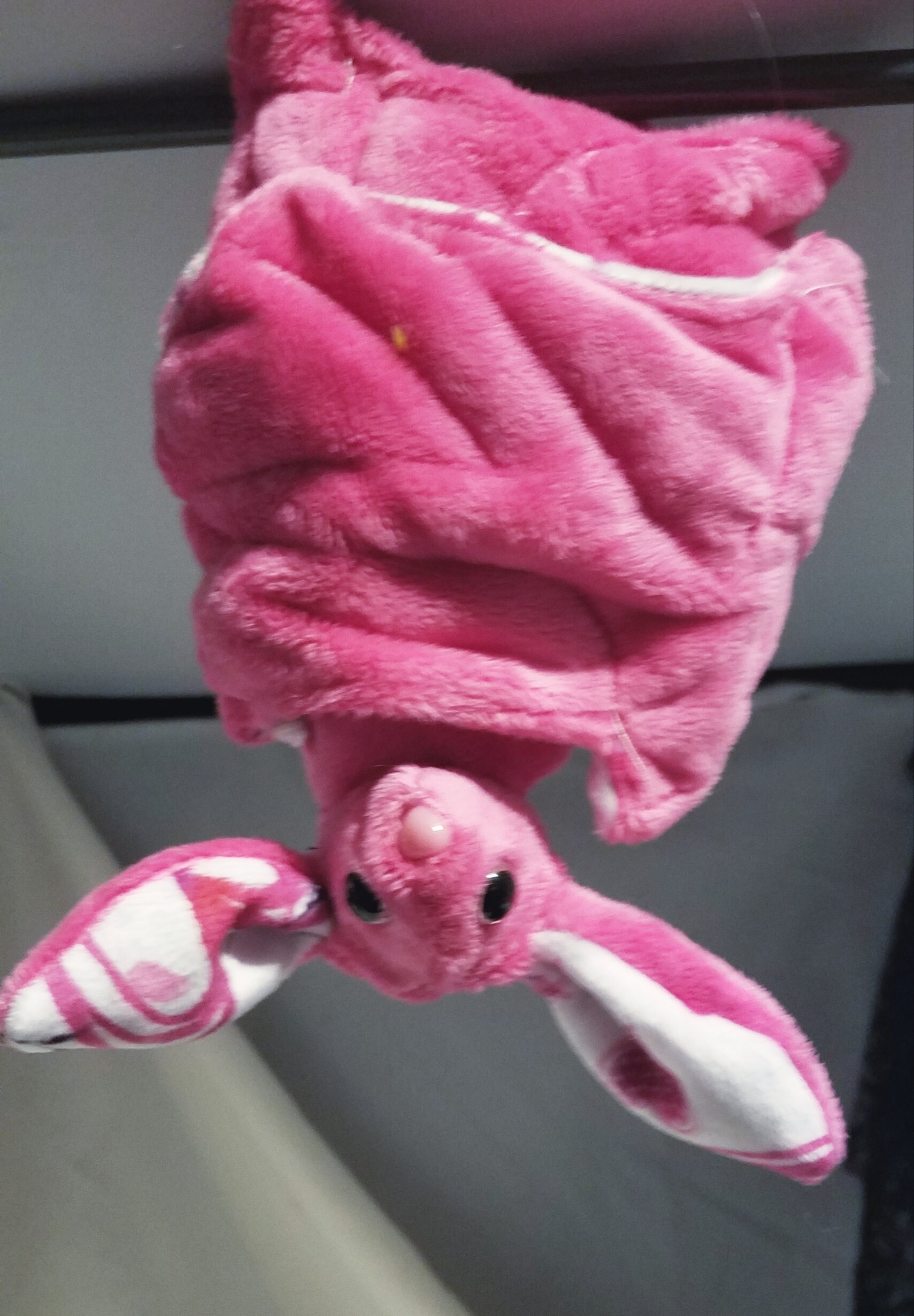 Magnetic Pink Hearts Kissing Bat Plush Long ears s Toys Toys & Games ...