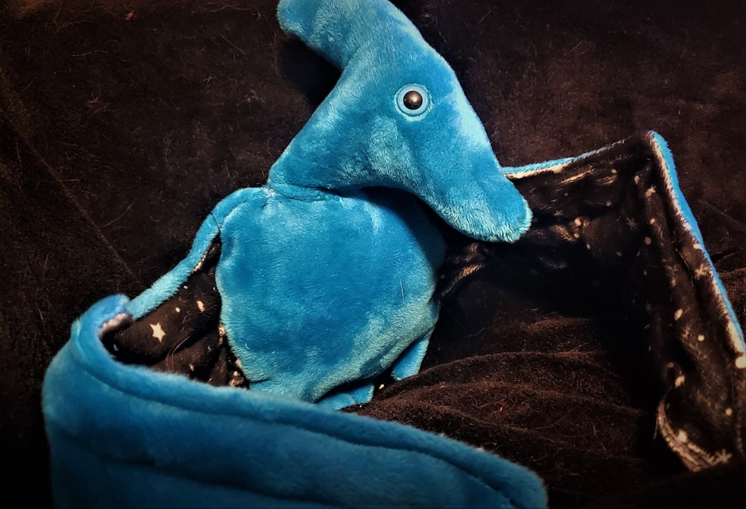 Bright Blue Pterodactyl Plush 11" - Etsy