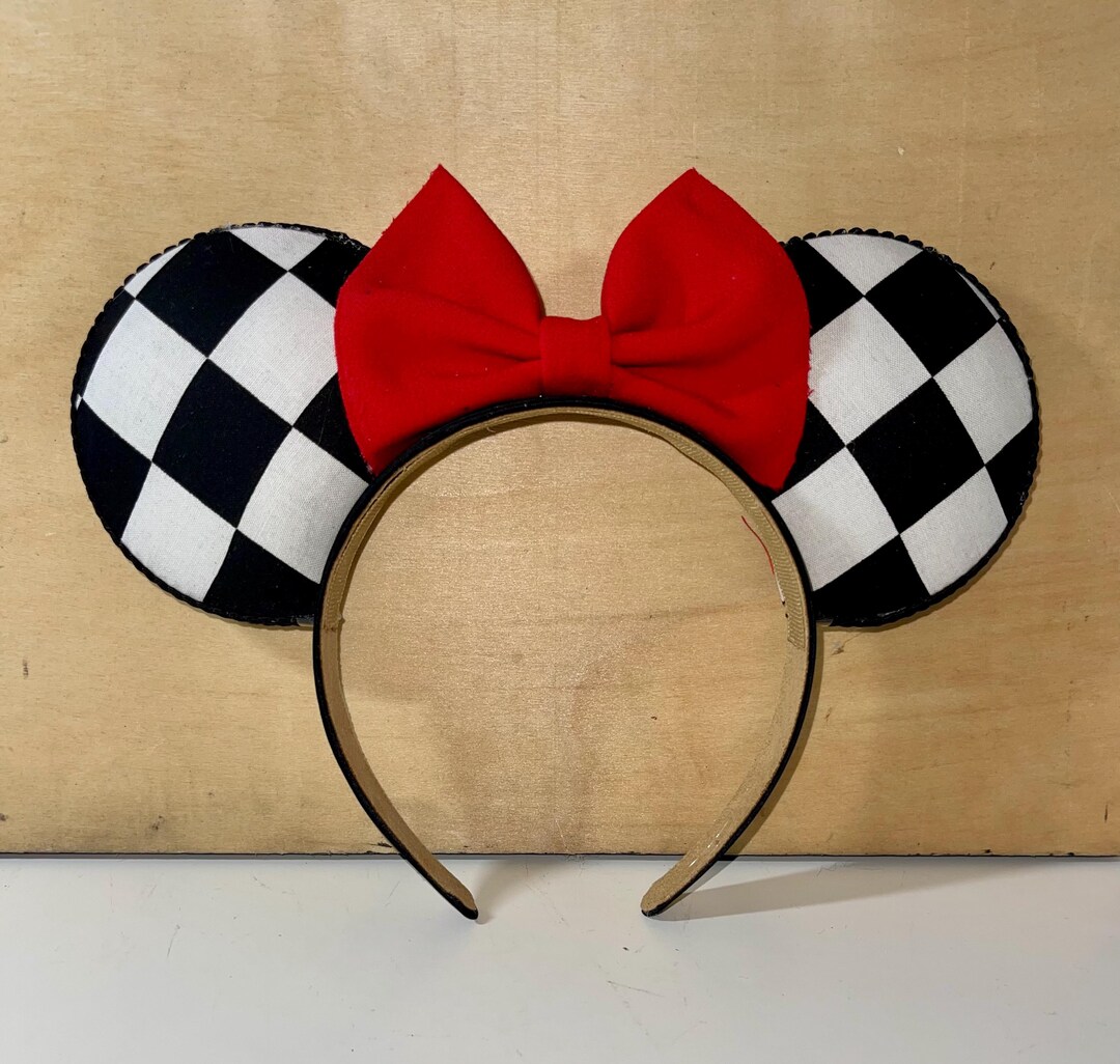 Disney Inspired Ears - Checkered - Etsy
