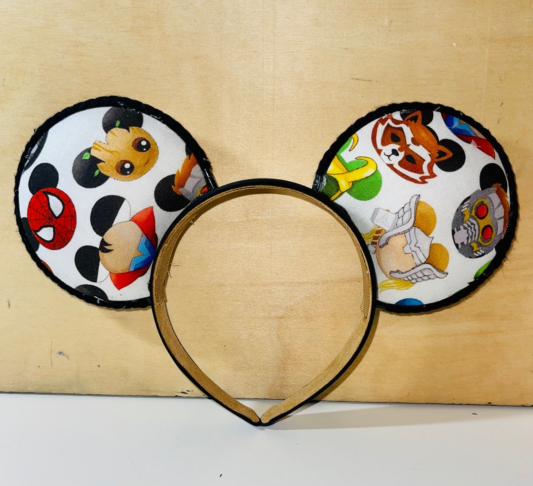Disney Inspired Ears Superhero Heads - Etsy