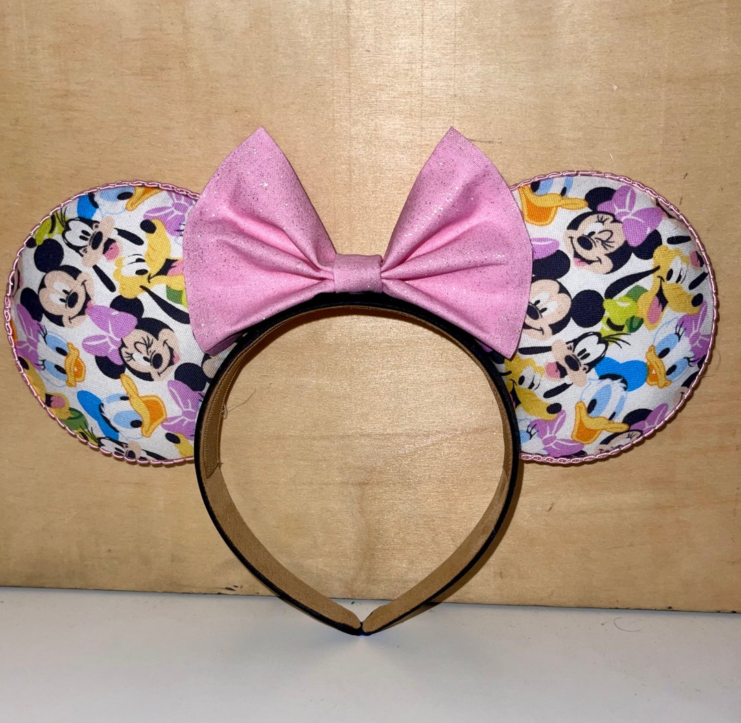 Disney Inspired Ears - Classic Characters (pink Bow) - Etsy