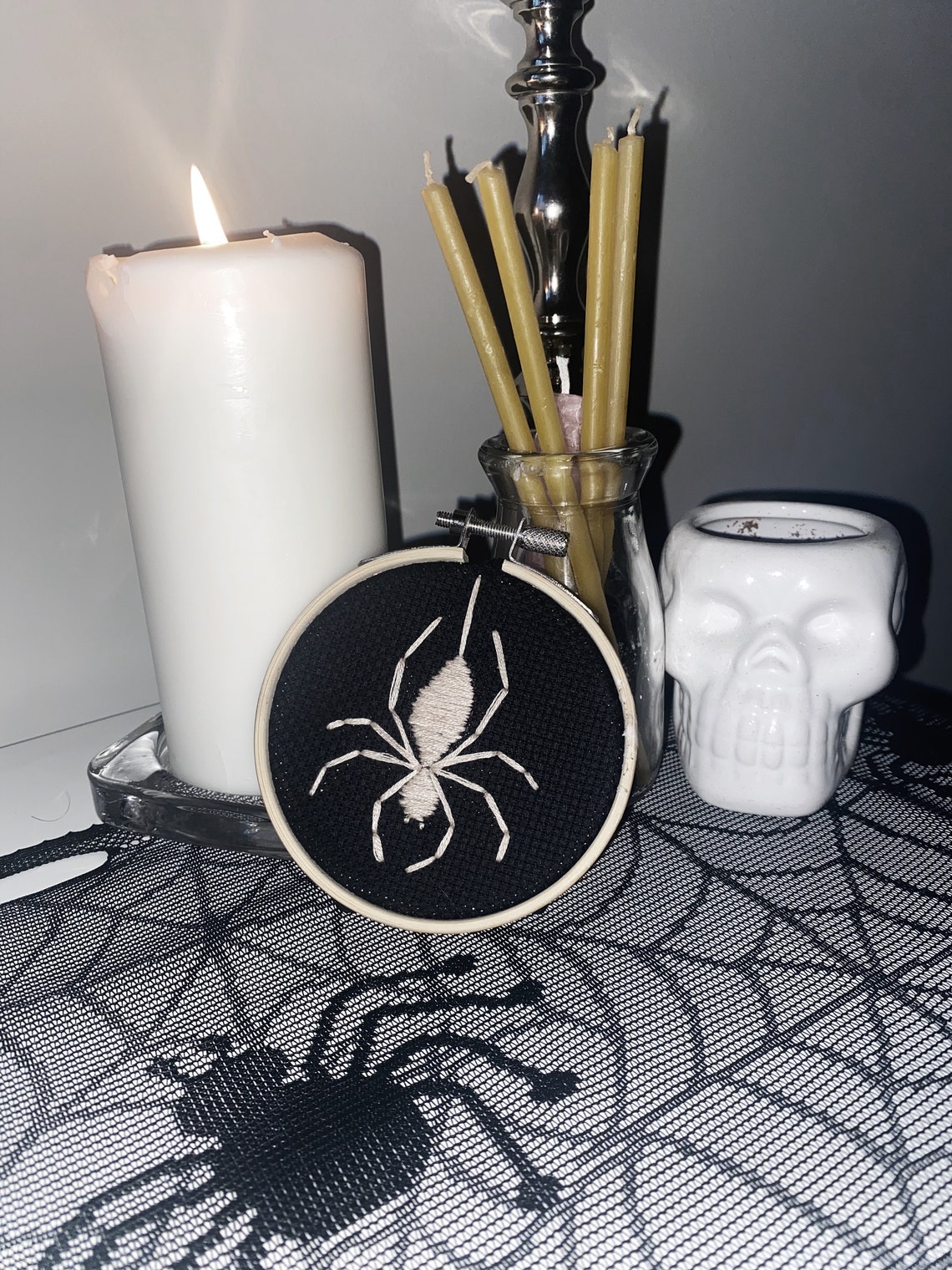 5 Inch Spider Embroidery - Etsy