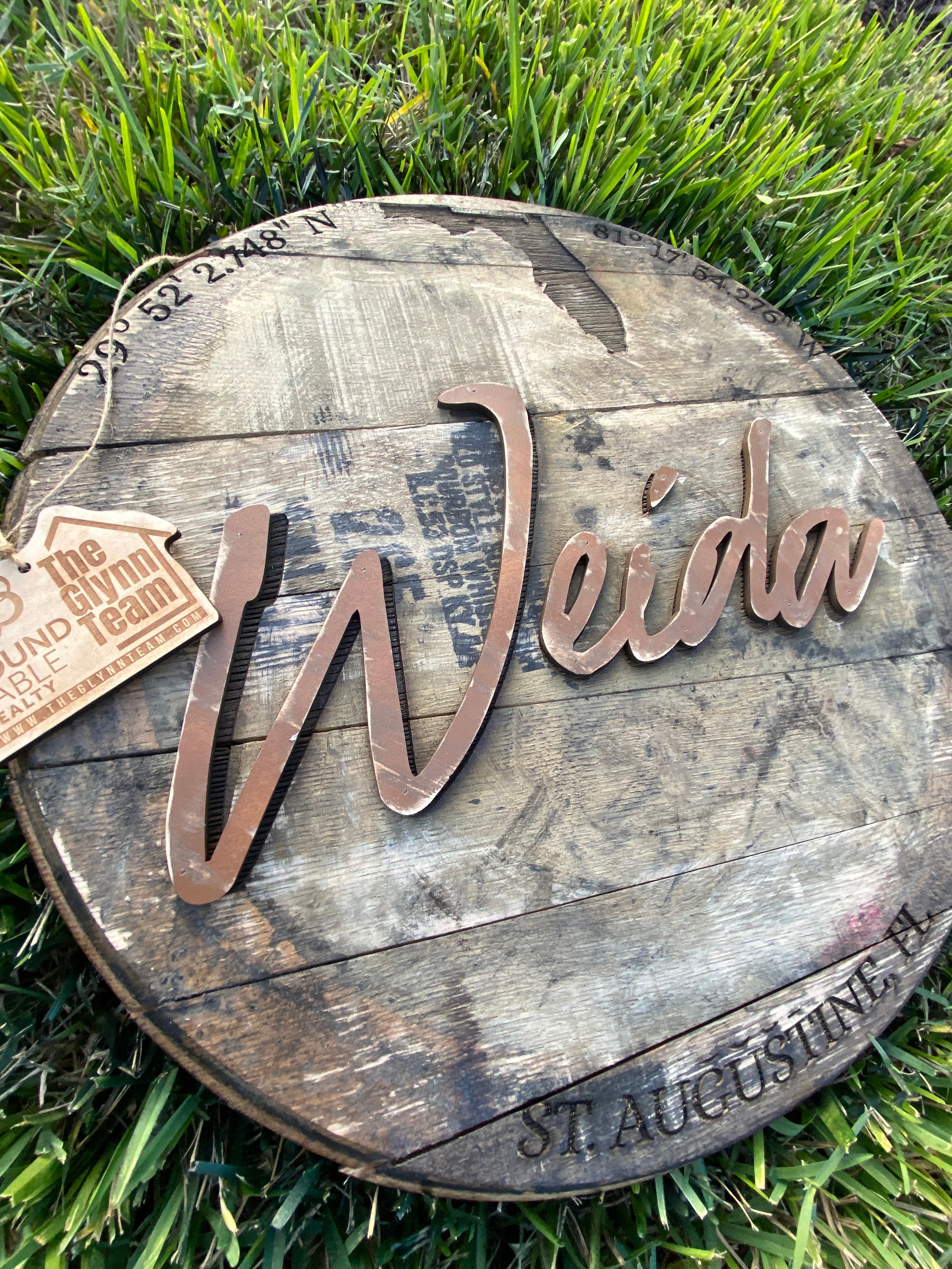 Custom Whiskey Barrel Signs | Etsy