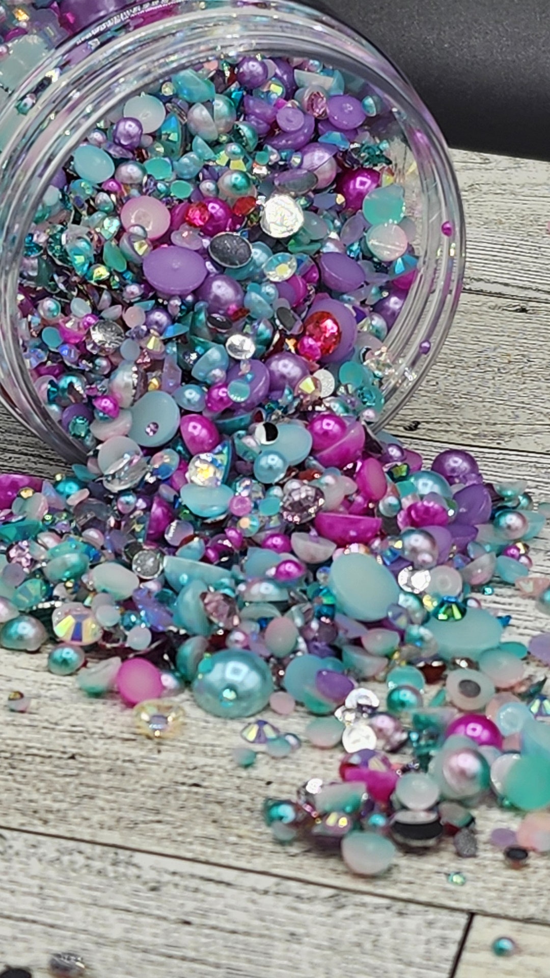 Rhinestone Pearl Mix- Mermaid Tears - Etsy