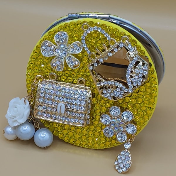 Bling Compact Mirror - Etsy
