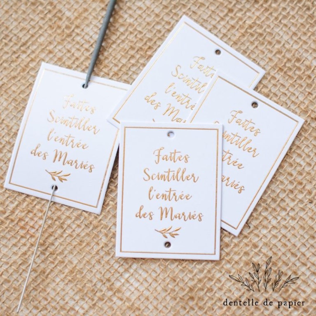 Magic Sparkler Labels Set X20 - Etsy