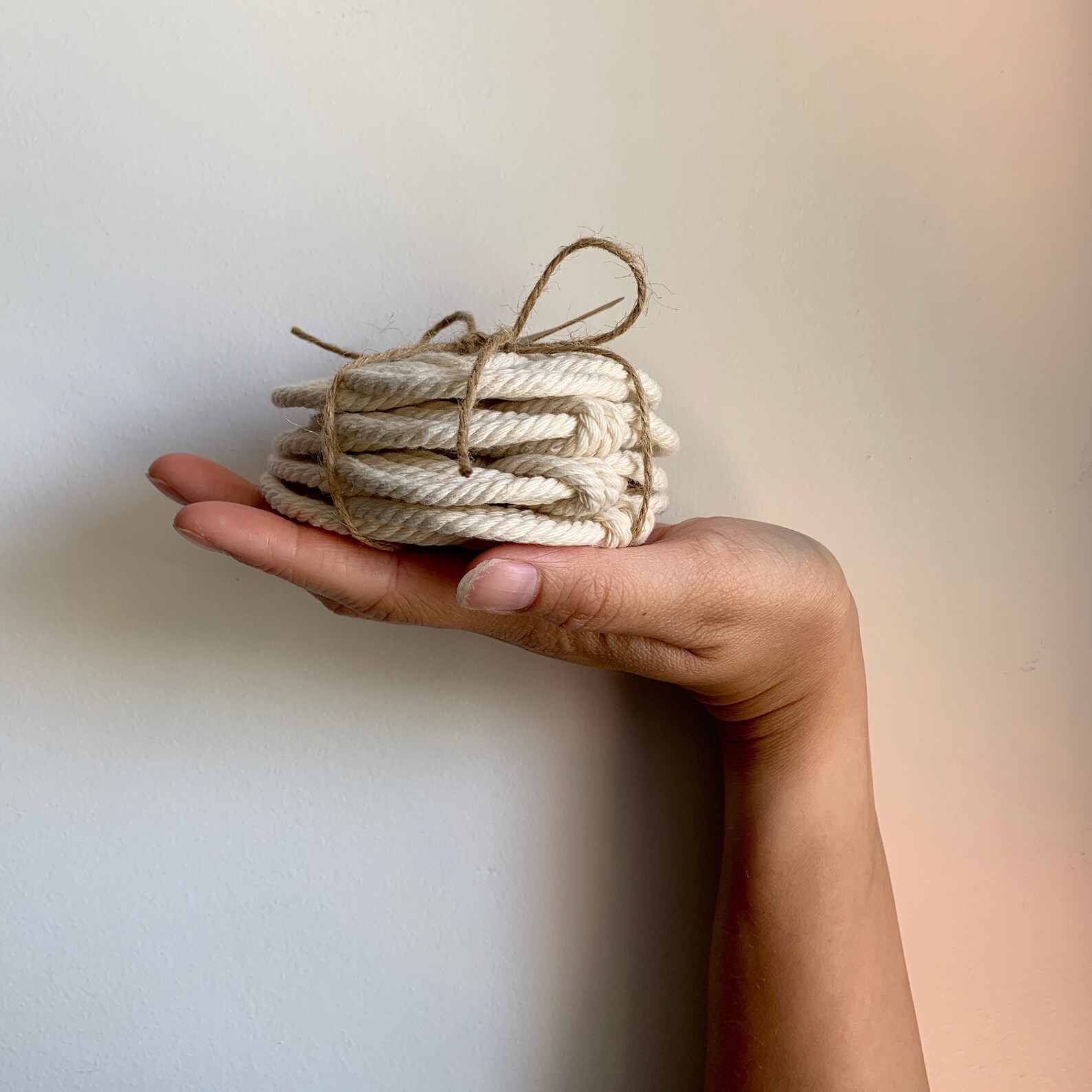 Knotted Coasters 2pk or 4pk Macrame Coasters Boho - Etsy