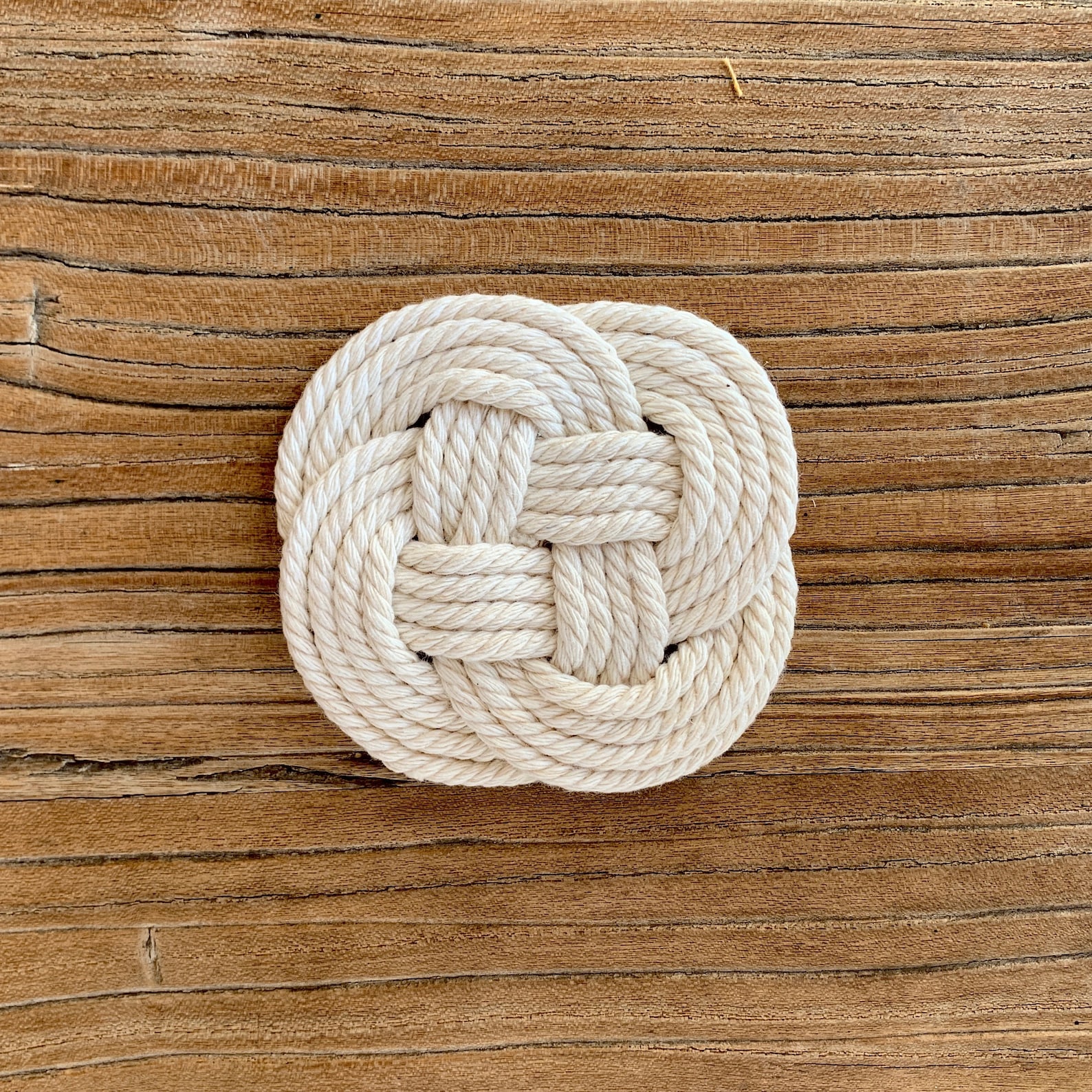 Knotted Coasters 2pk or 4pk Macrame Coasters Boho - Etsy