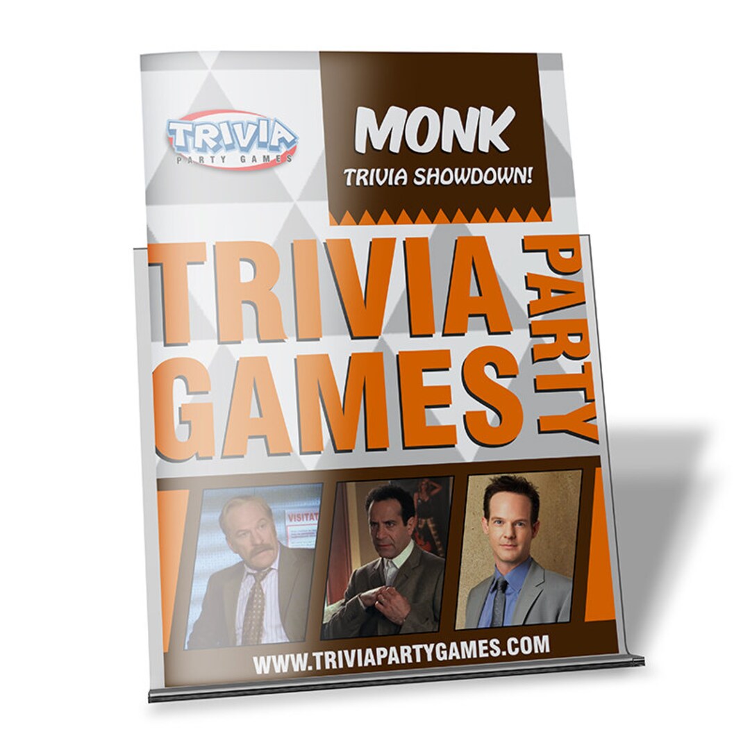 Monk Trivia Party Game - Etsy