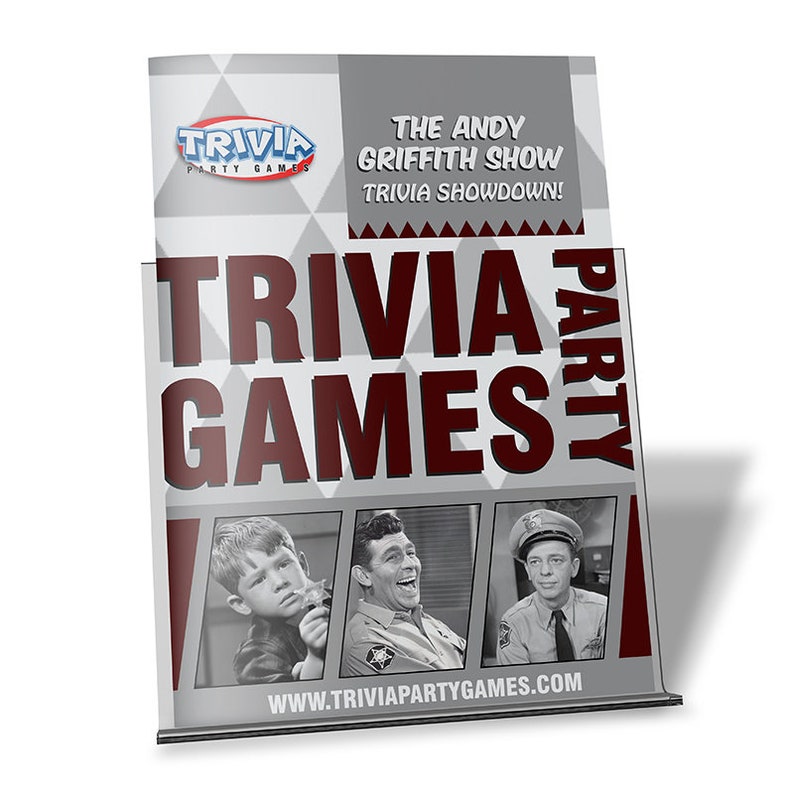 The Andy Griffith Show Trivia Party Game - Etsy