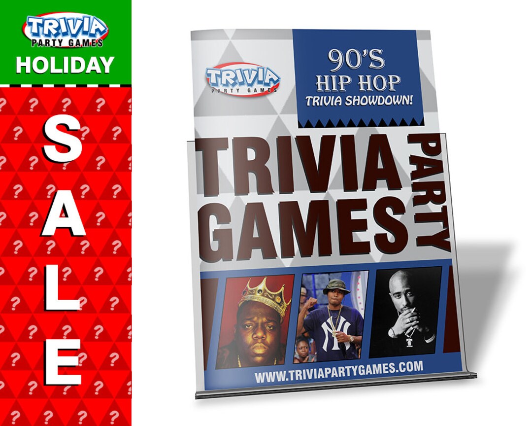 90s Hip Hop Trivia Party Game - Etsy