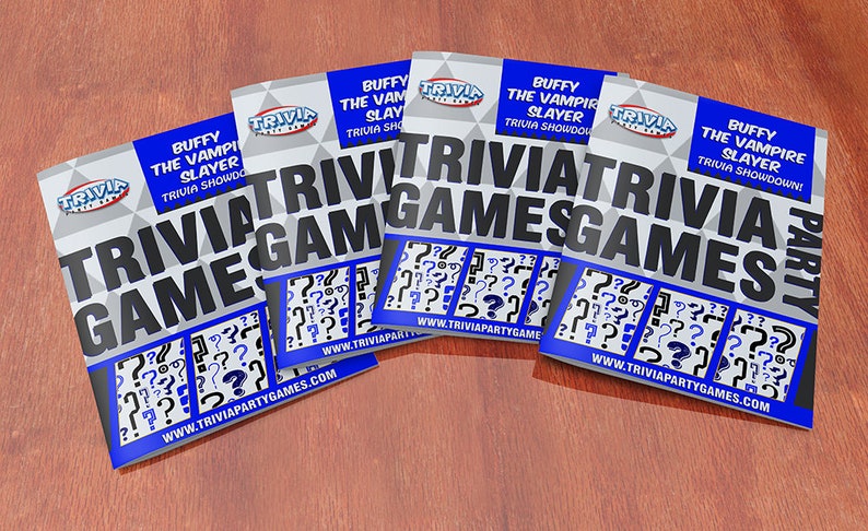 Buffy the Vampire Slayer Trivia Party Game | Etsy