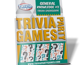 General Knowledge Vol. 1 Trivia Party Game | Etsy