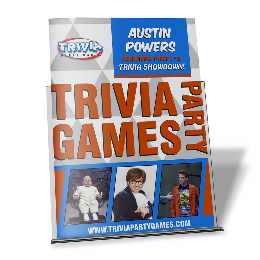 Austin Powers | Franchise Part 1-3 | Trivia Party Game - Etsy