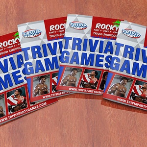 Rocky Part 1-2-3 Trilogy Trivia Party Game - Etsy