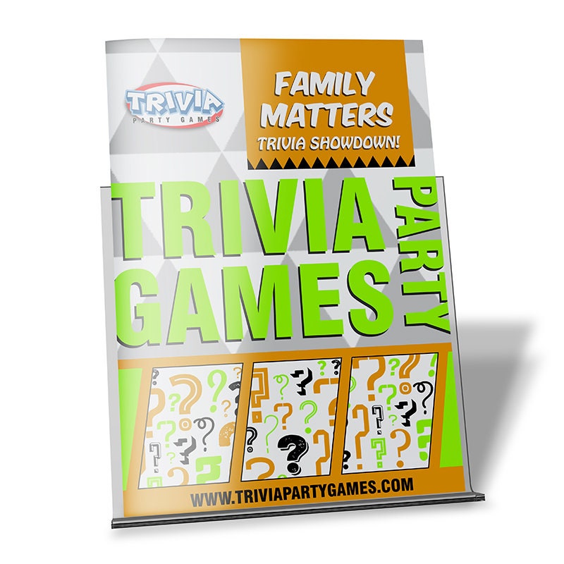 Family Matters Trivia Party Game | Etsy