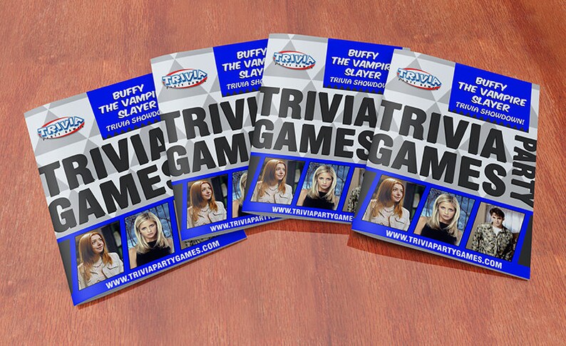 Buffy the Vampire Slayer Trivia Party Game - Etsy